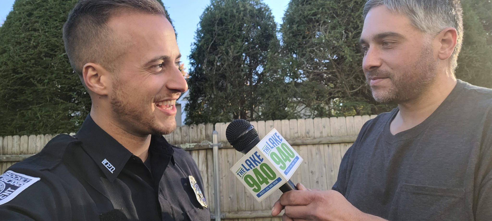 Officer Justin Ryel on Woonsocket Police Fundraisers | THE LAKE 940